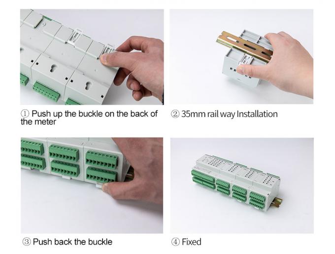 ARTU100 Rs485 เทอร์มินัลระยะไกล DI/DO AI/AO รีเลย์ เอาต์พุตอนาล็อก ซีรีส์